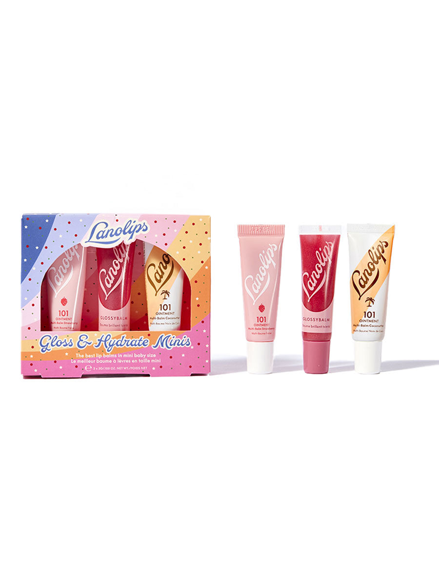Lanolips Holiday Lip Balm Set | Gloss + Hydrate Minis | Lanolips AU